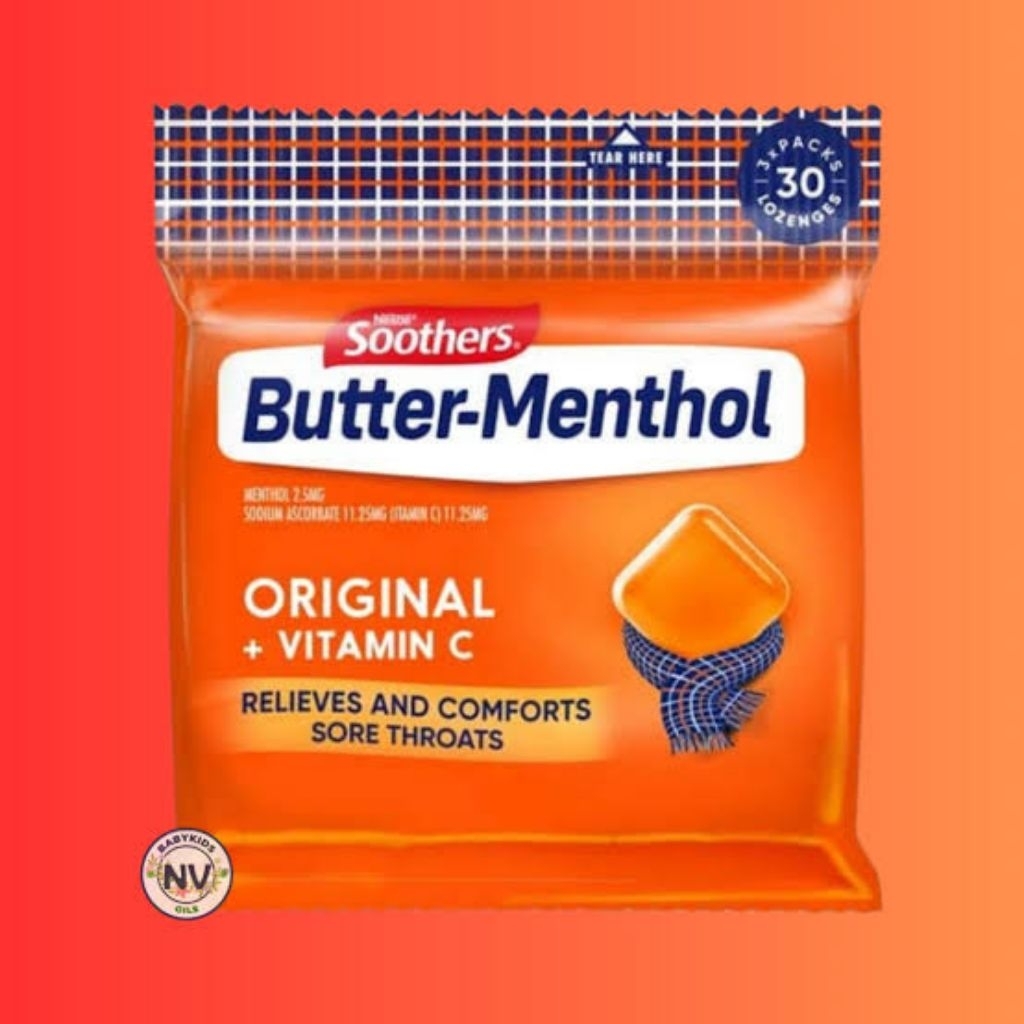 Jual Soothers Anticol Butter Menthol Honey Center 30 Lozenge | Shopee ...