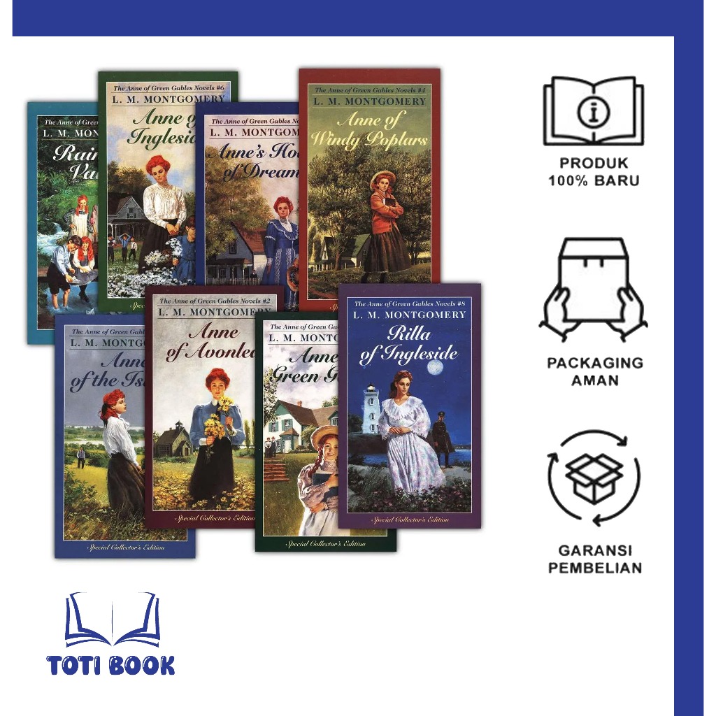 Jual Anne of Green Gables collection series (English) - anne of greenga ...