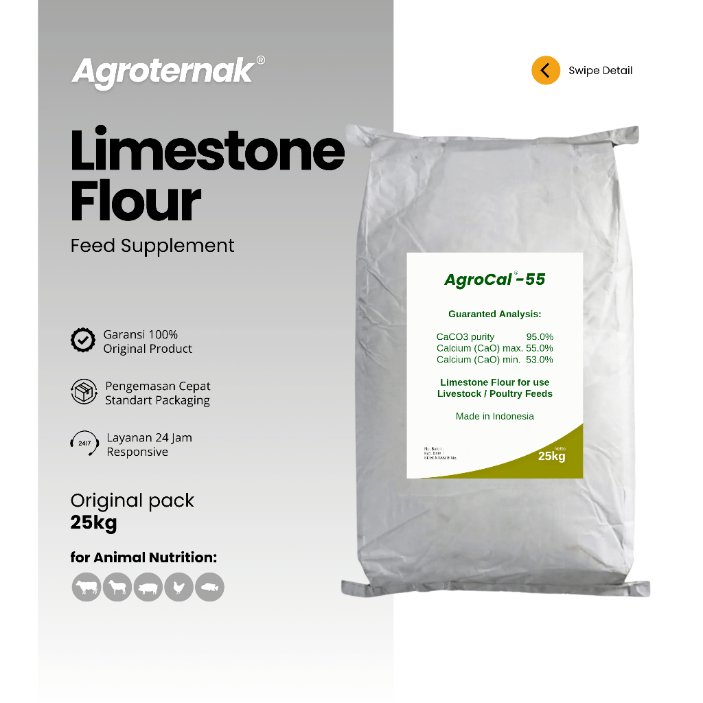 Jual CALCIUM CARBONATE CaCO3 25kg Mineral Kalsium Bahan Baku Selfmix ...