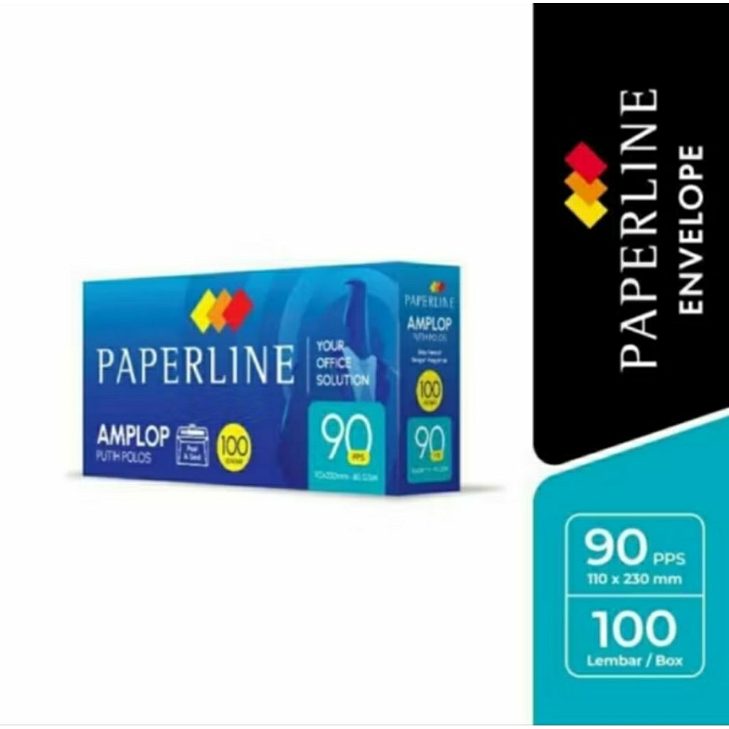 Jual AMPLOP 90 PAPERLINE 80 GSM ( 23 x 11 CM ) | Shopee Indonesia