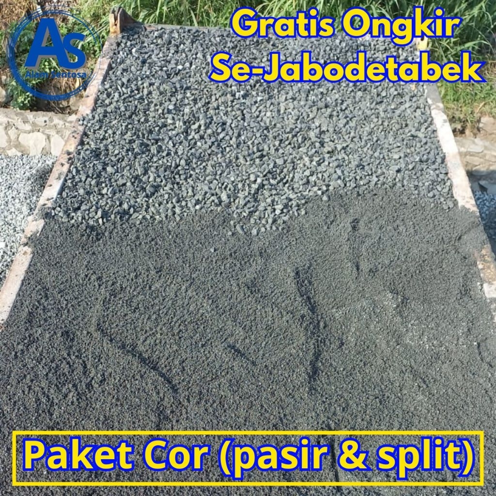 Jual Paket Cor / Pasir Cor Dan Split Cor Dimuat Dalam 1 Truk | Shopee ...