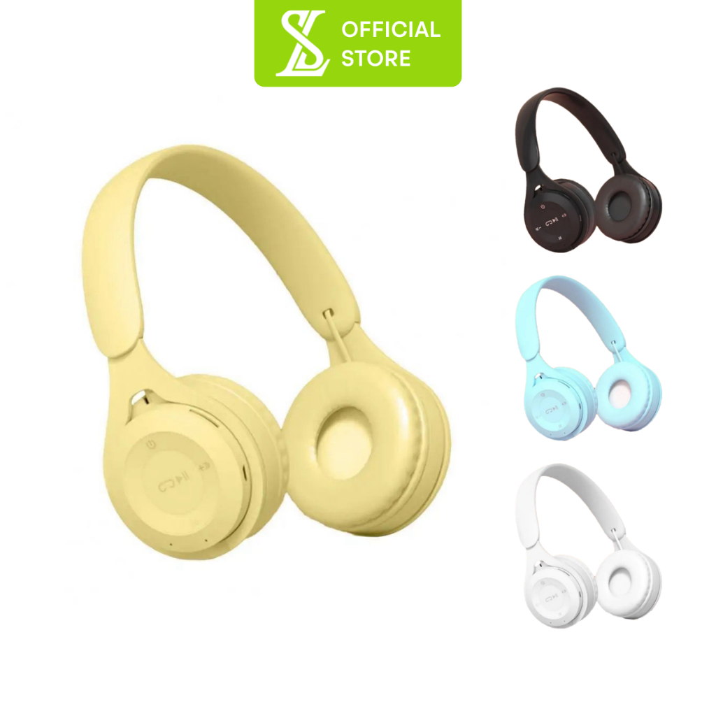 Jual SL - HEADPHONE BLUETOOTH HEADSET WIRELESS MACARON Y08 STEREO ...