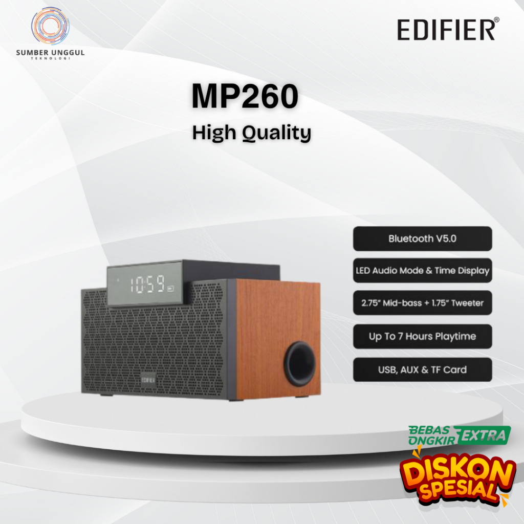 Jual EDIFIER MP260 Multifunctional Integrated 2.1 Channel Bluetooth ...