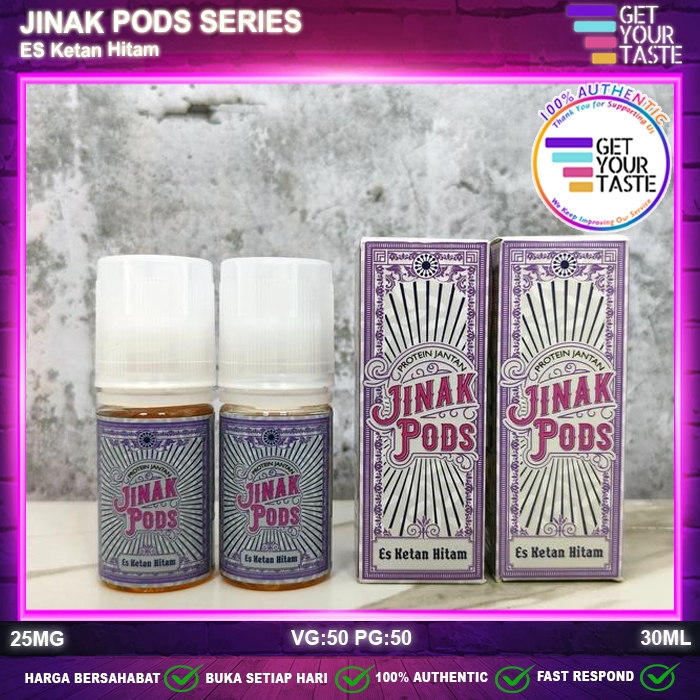 Jual Liquid Jinak Pods Es Ketan Hitam Salt Nic 30ML by Koko Sarang x ...