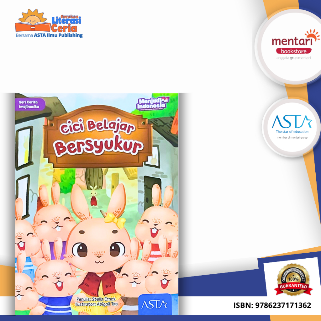 Jual Seri Cerita Imajinasiku- Cici Belajar Bersyukur|Literasi SD|Cerita ...
