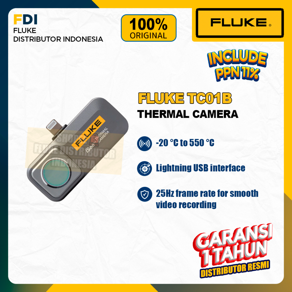 Jual Fluke TC01B iSee Mobile Thermal Camera | Shopee Indonesia