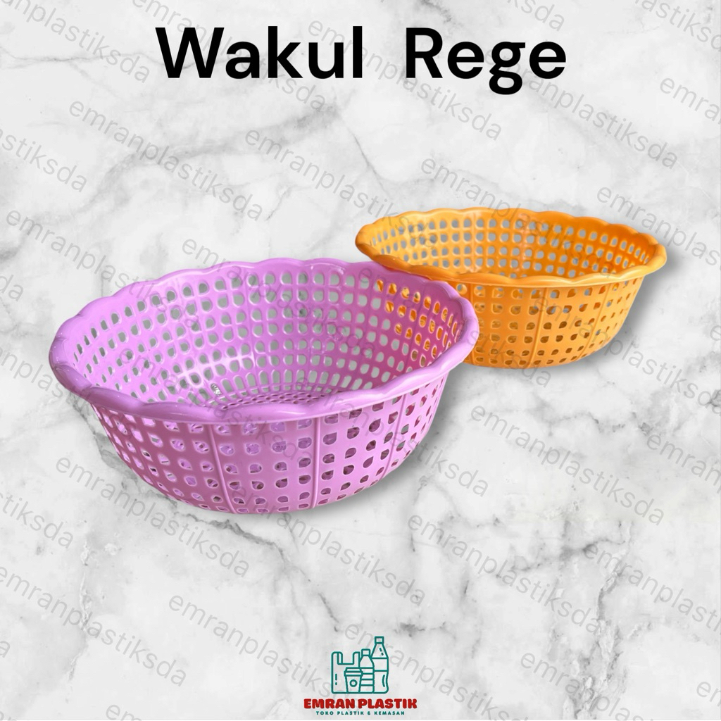 Jual Wakul Rege Wakul Sayur Wakul Lubang waskom baskom besek plastik ...