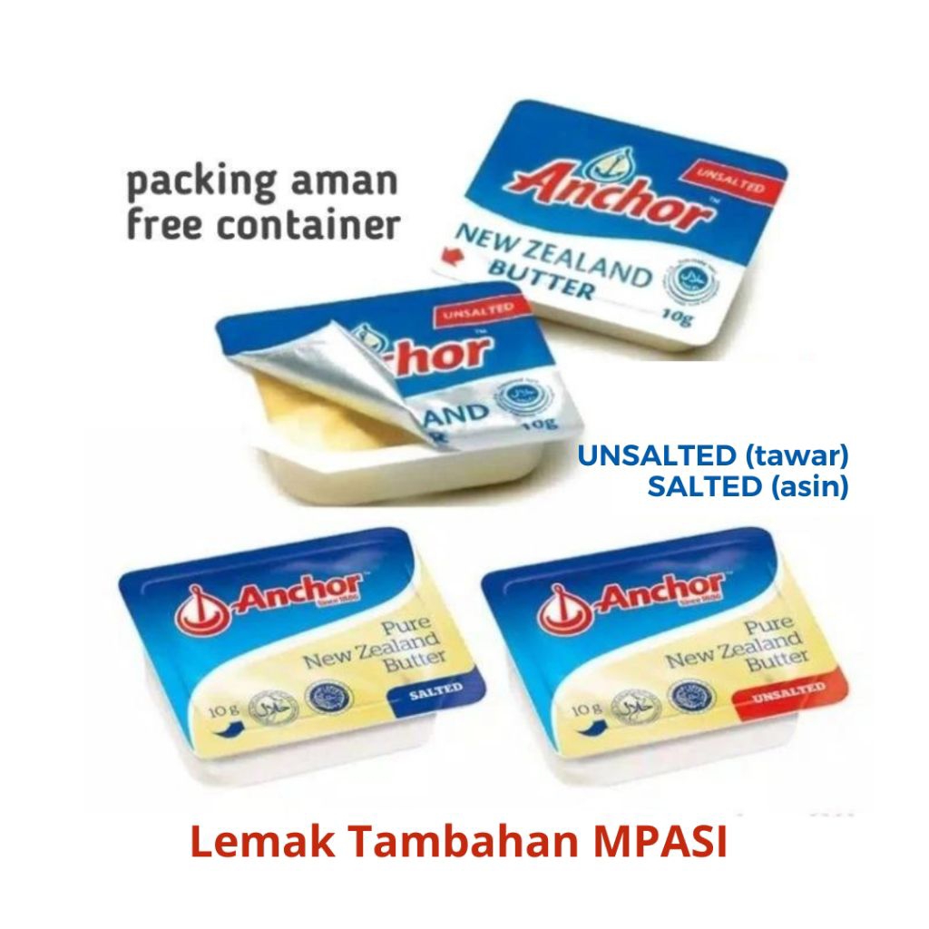 Jual Anchor Unsalted dan Salted Butter Lemak Tambahan MPASI Bayi ...