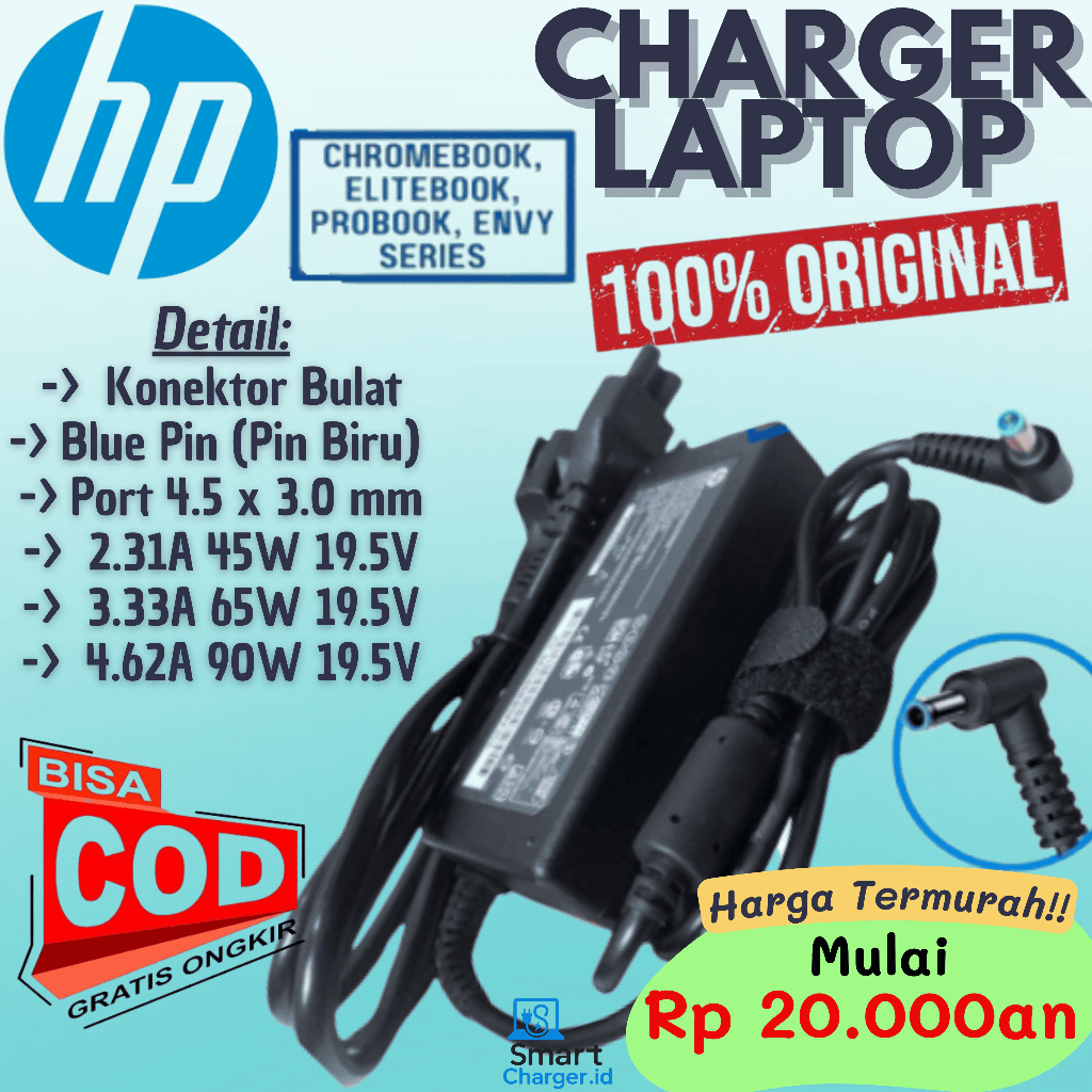 Jual HARGA MULAI 20RIBUAN + 1 TAHUN GARANSI !!! Adaptor Charger Laptop ...