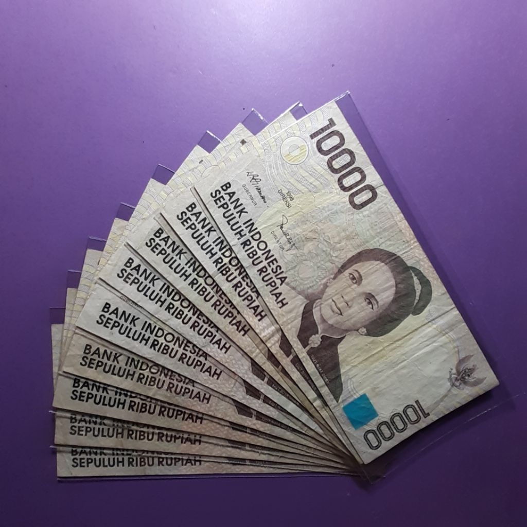 Jual Uang 10000 rupiah cut nyak dien tahun 1998 | Shopee Indonesia