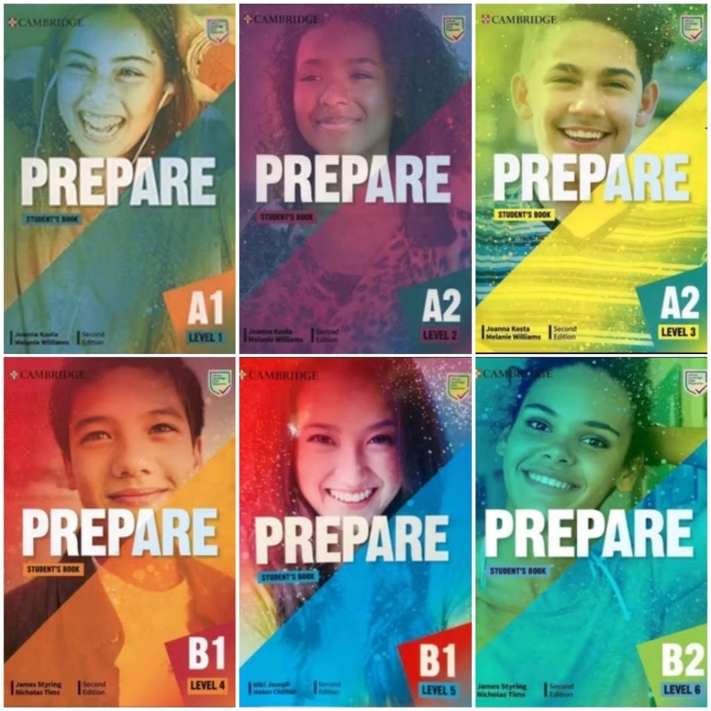 Jual Best Seller / Full Color / Prepare Student Book A1 Level 1 / A2 Level 2 / A2 Level 3 / B1 ...