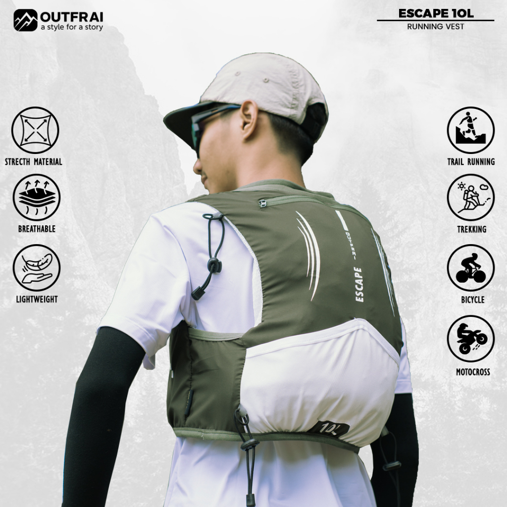 Jual Vest Trail Running Vest Rompi Hydropack Tas Sepeda Tas Running ...