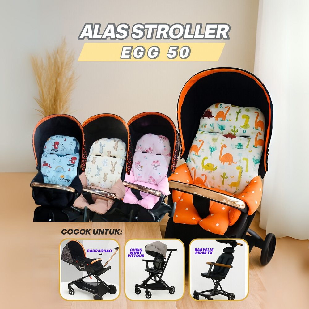 Jual Alas Stroller EGG 50 - TANPA TALI SEATBELT Bantalan stroller fit to Chris Ollis W1 Tour ...