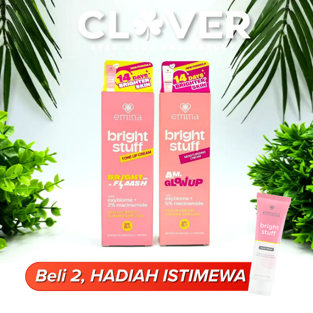 Jual [EMINA] Bright Stuff Cream 20g – Tone Up / Moisturizing / Night ...