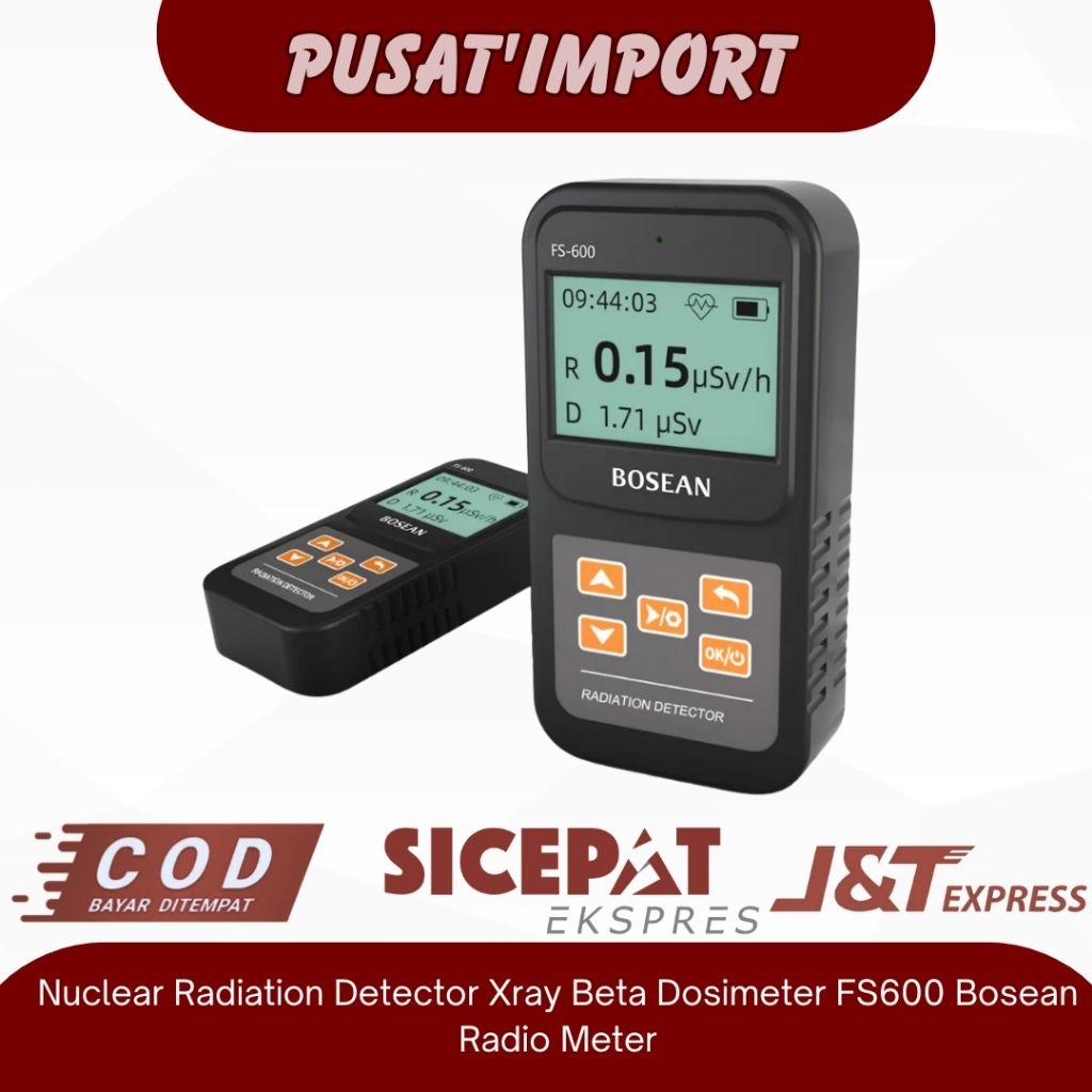 Jual Nuclear Radiation Detector Xray Beta Dosimeter FS600 Bosean Radio ...