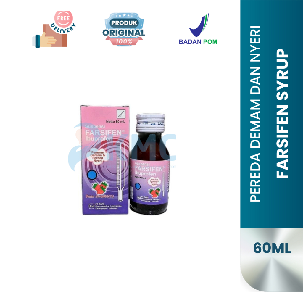 Jual Farsifen Suspensi 60ml | Farsifen Ibuprofen Sirup | Shopee Indonesia