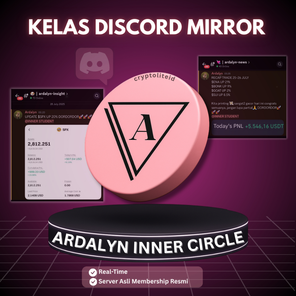 Jual Kelas Discord Mirror Crypto ARDALYN INNER CIRCLE VIP 100% ASLI ...