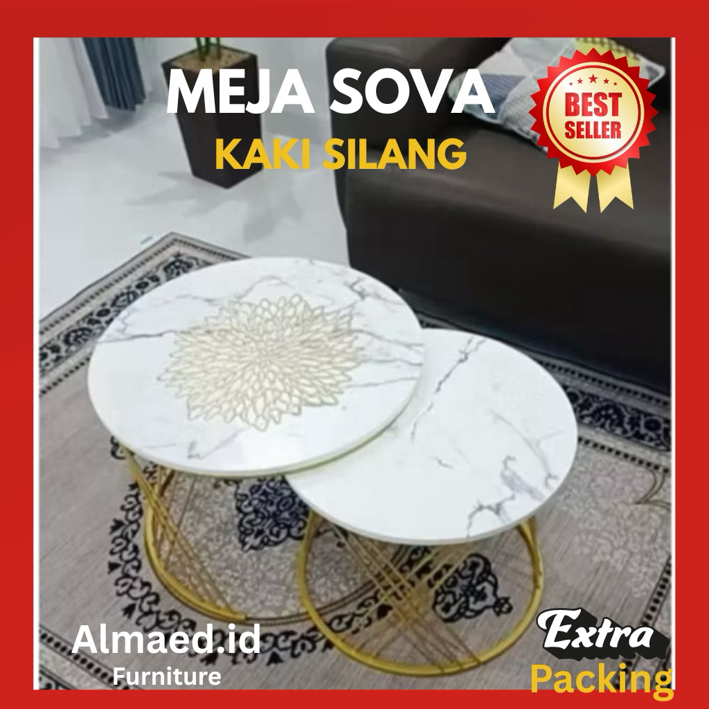 Jual Meja Tamu Set Minimalis /Meja Set Isi 2/ Meja Tamu couple/Meja ...