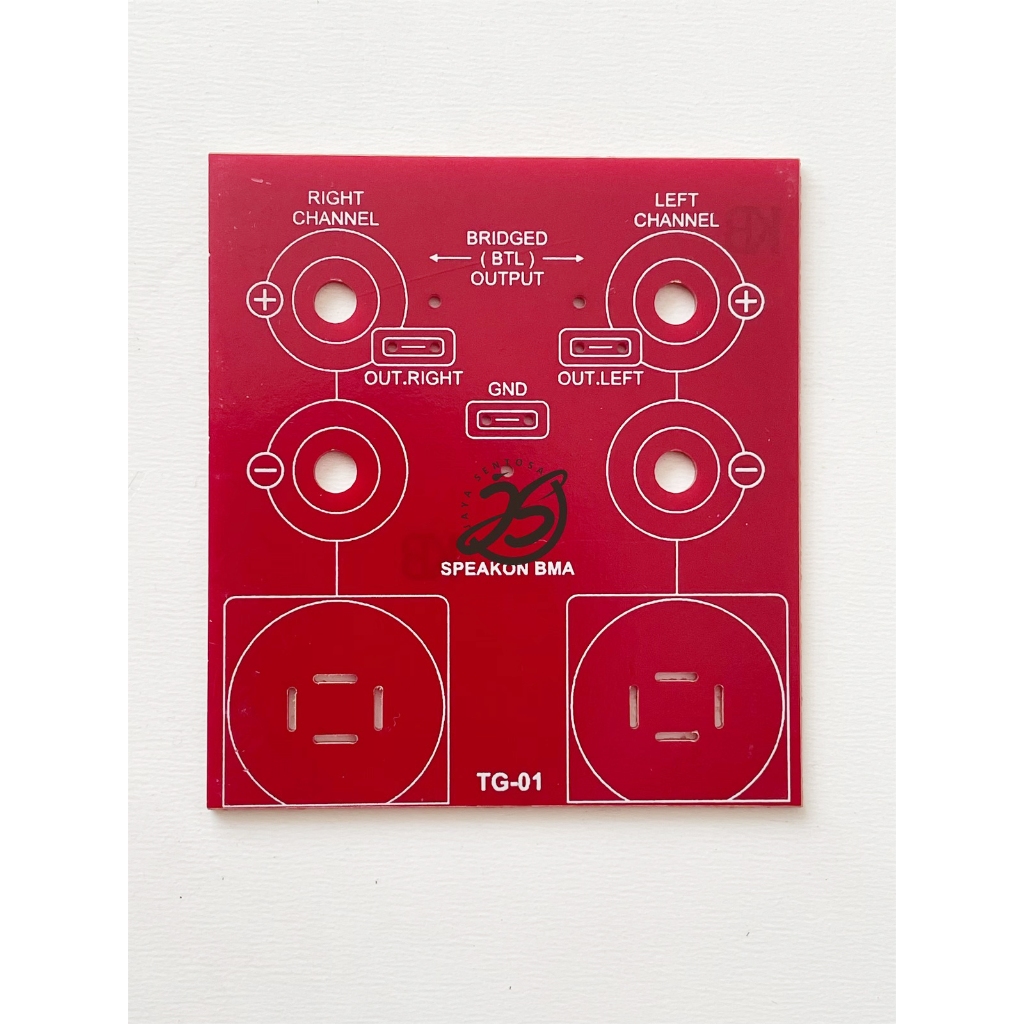 Jual PCB SPEAKON INPUT BALANCE PCB SPEAKON SAJA MERAH PCB SPIKON MERAH ...