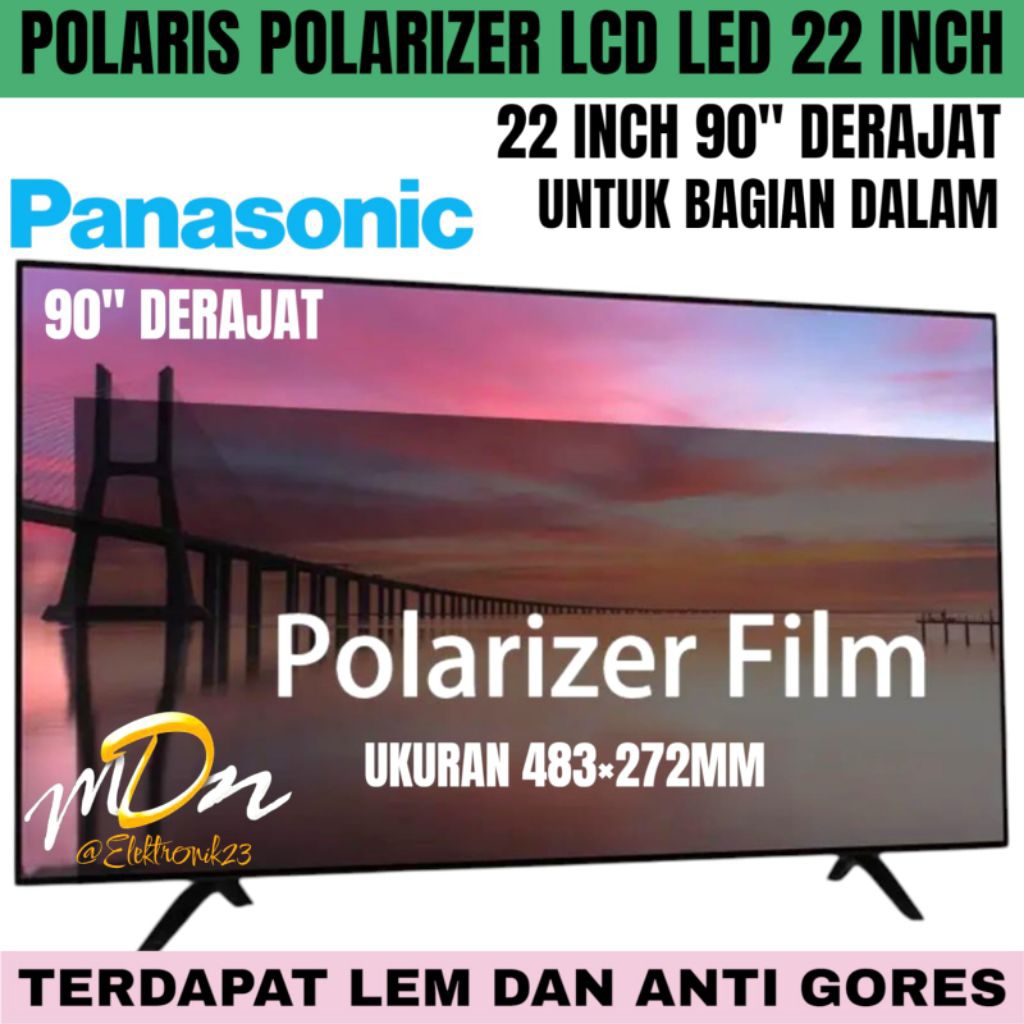 Jual POLARIS POLARIZER LCD LED 22 INCH 90" DERAJAT MEEK PANASONIC UNTUK ...