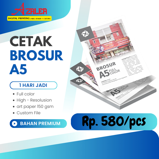 Jual CETAK BROSUR A5 TERMURAH || CUSTOM BROSUR A5 || CETAK FLYER A5 ...