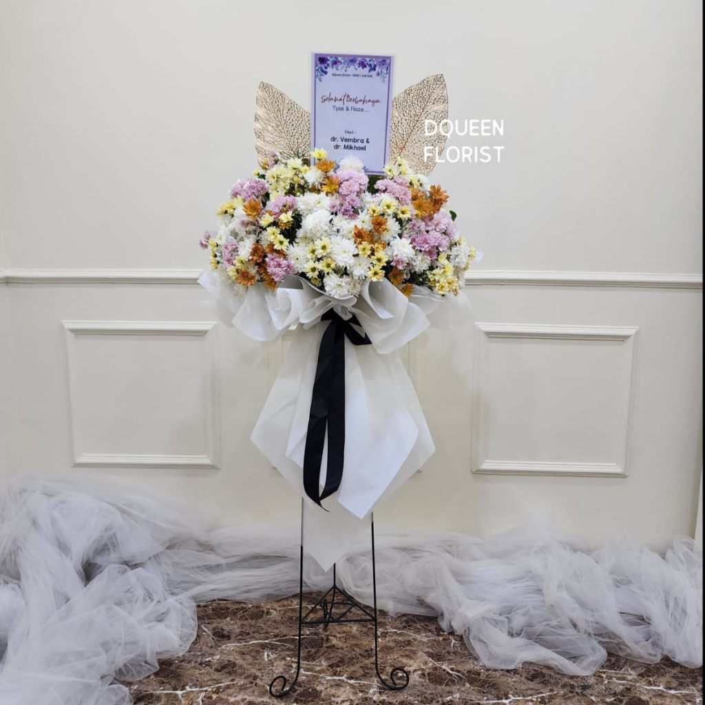 Jual Standing flowers bunga hidup congratulations congrats selamat dan ...
