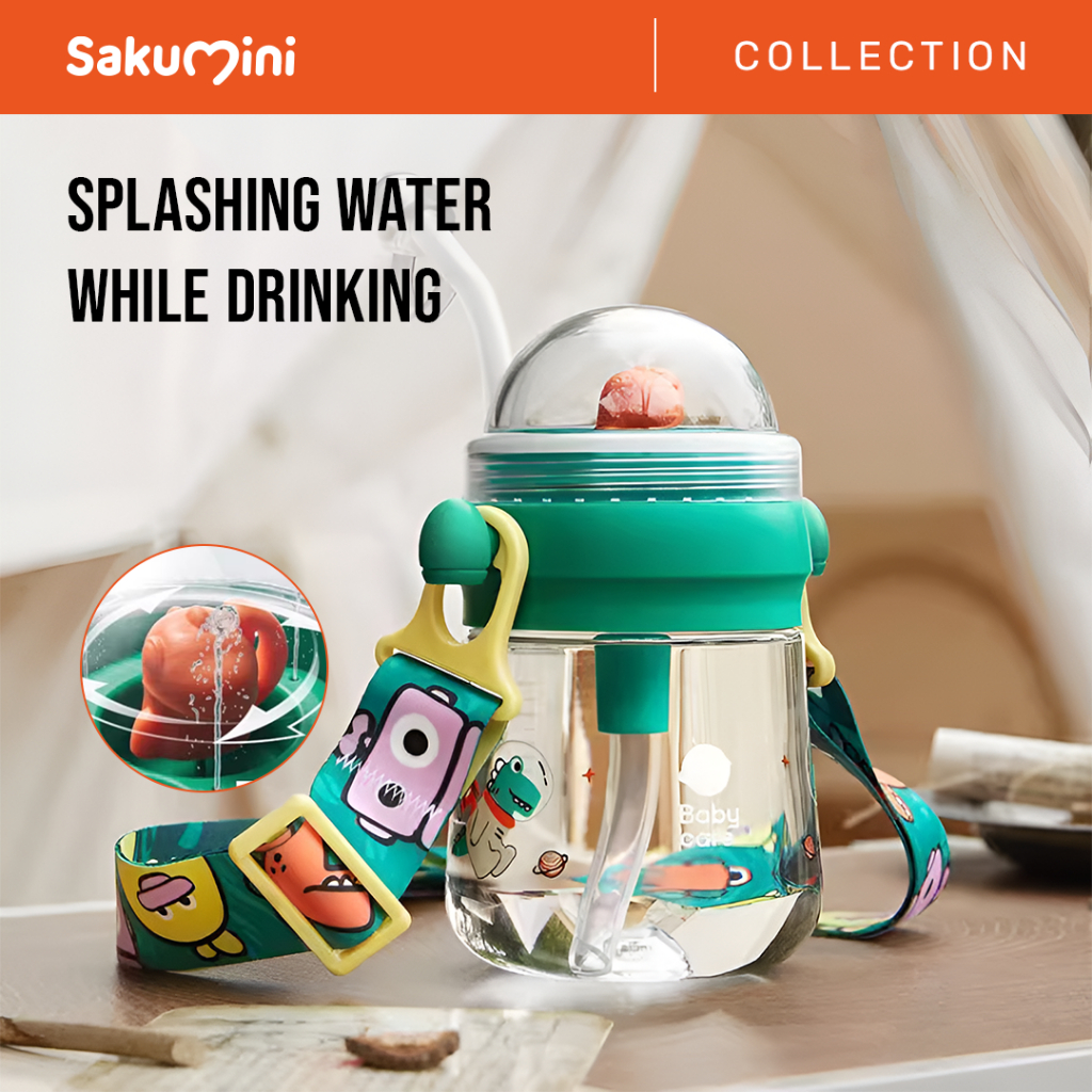 Jual Sakumini Fountain Training Sippy Cup Tritan Botol Minum Sedotan Anak 270ml | Shopee Indonesia