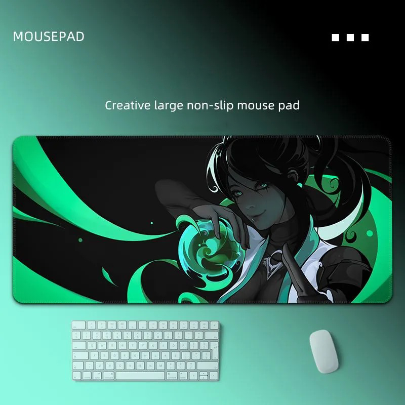 Jual Gaming deskmat Mouse pad karet besar aesthetic anime custom lebar ...