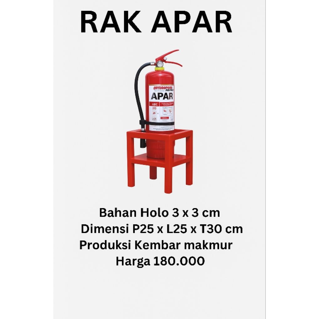 Jual rak apar 25 x 25 x 30 cm plat dudukan 15 cm dari lantai / besi ...