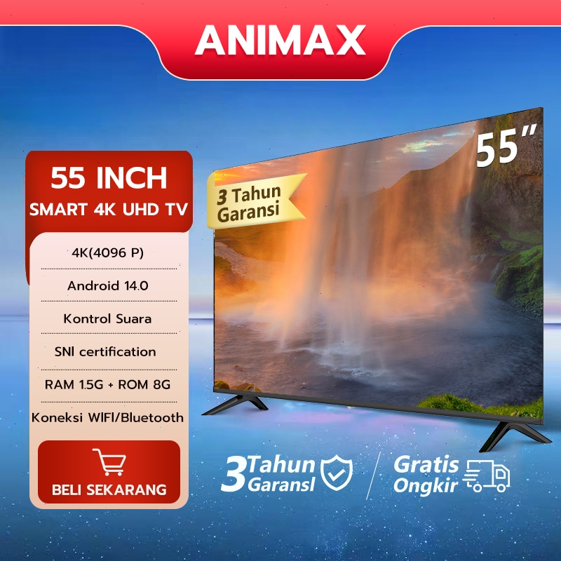 Jual Animax Android 55 inch 50 inch Smart TV LED 55 inch tv Digital 55 inch 4K tv Android ...