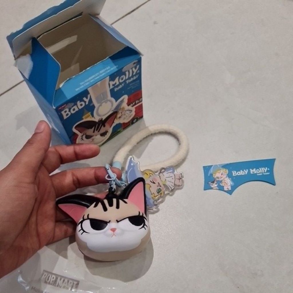 Jual Baby Molly Tabby Squishy bag charm | Shopee Indonesia