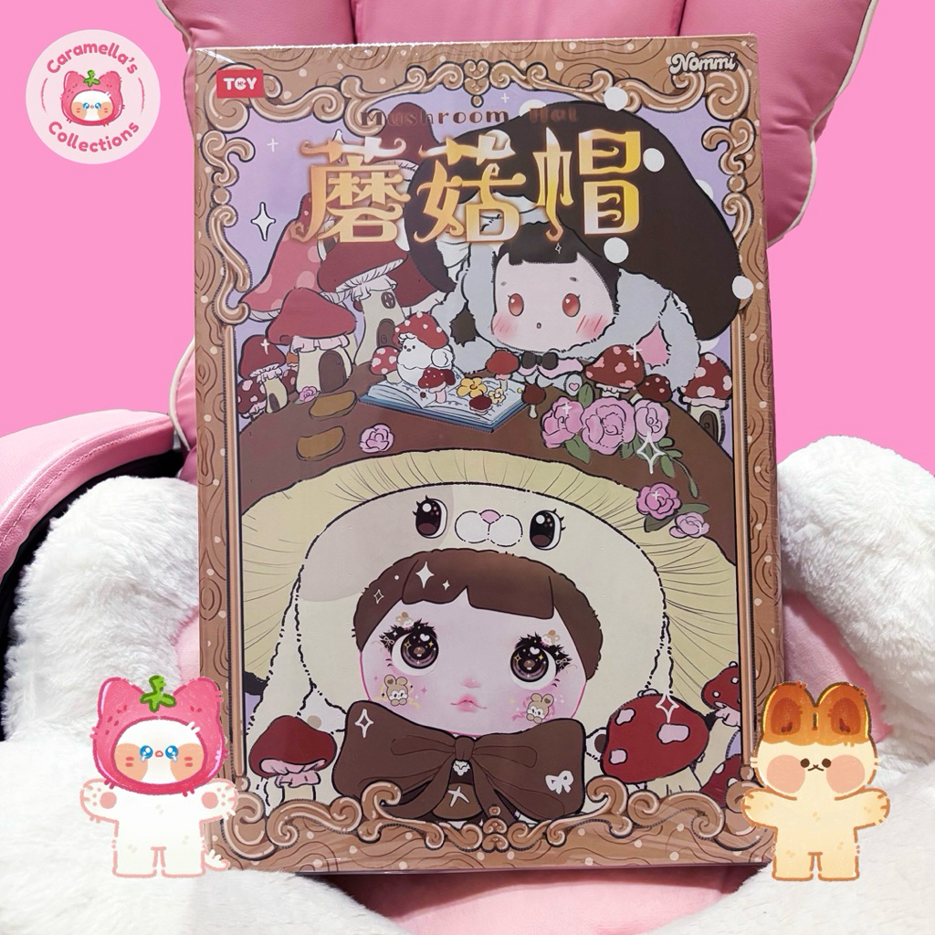 Jual Nommi Mushroom Hat 400% V2 Plush Blind Box - READY | Shopee Indonesia