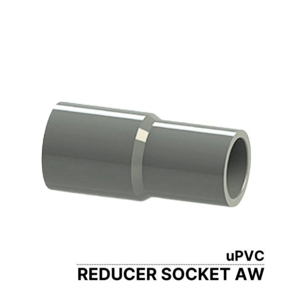 Jual Vlok Sok PVC AW 1 x 1/2 inch Reducer Socket PVC AW 1 x 1/2" Flok ...