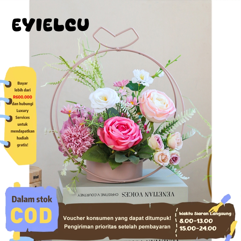 Jual Eyre Bunga Hias Meja Plastik Premium - Dekorasi Ruang Tamu, Meja ...