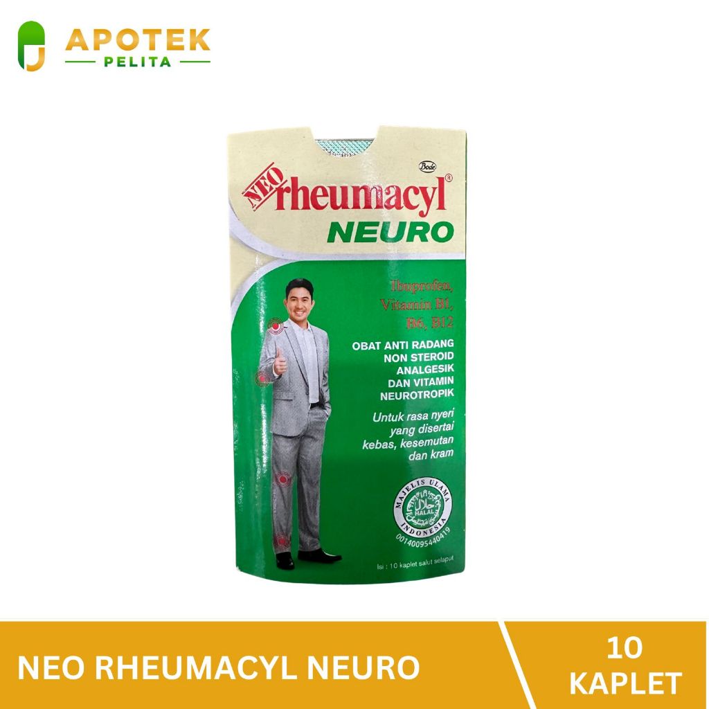 Jual Neo Rheumacyl Neuro 10 Tablet - Vitamin Neurotropik Nyeri Kram dan ...