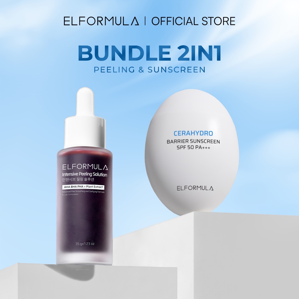 Jual ELFORMULA Bundle 2in1 - Intensive Peeling Solution + CeraHydro ...
