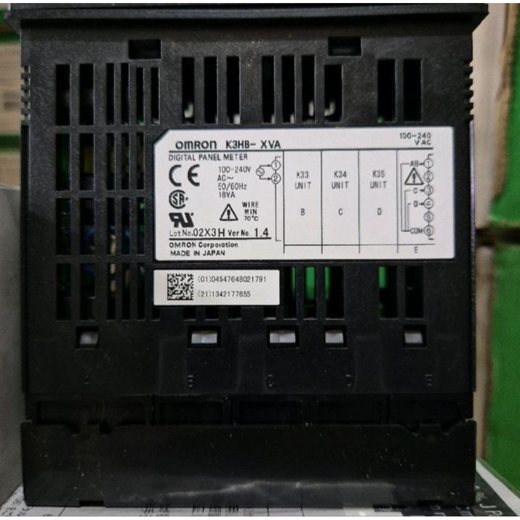 Jual DIGITAL PANEL METER OMRON K3HB-XVA AC100-240V ORIGINAL | Shopee Indonesia