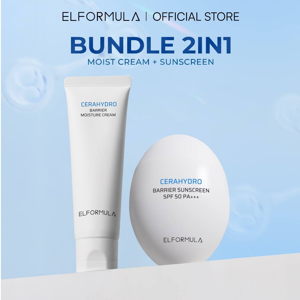Jual ELFORMULA Bundle 2in1 - CeraHydro Barrier Repair Moisture Cream ...