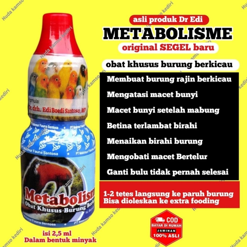 Jual METABOLISME 2,5 ml + METABOLISME ASLI + METABOLISME DR EDI+ ...