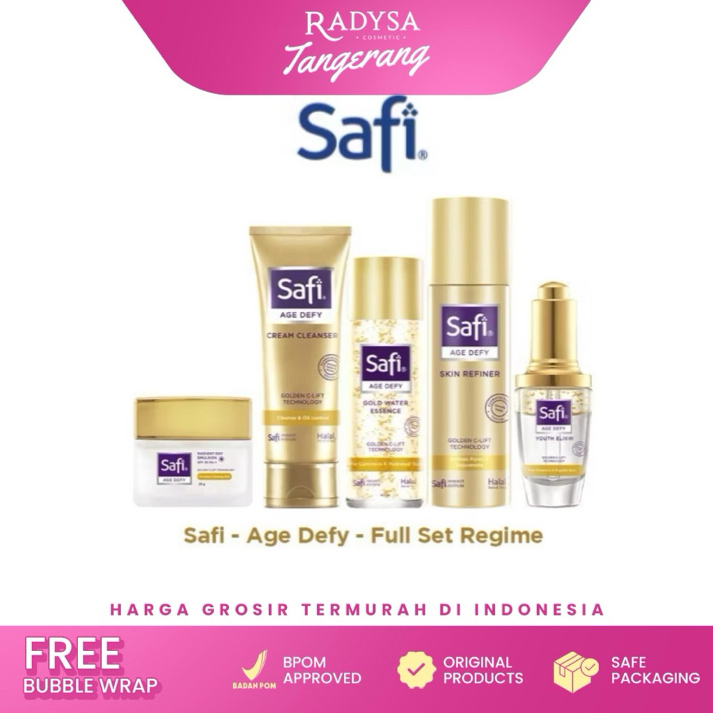 Jual 𝐑𝐀𝐃𝐘𝐒𝐀 𝐓𝐆𝐑 - SAFI AGE DEFY Series All Variant Day & Night Cream ...