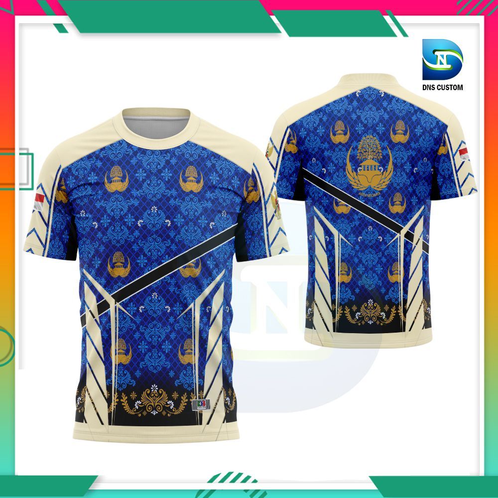 Jual Jersey Guru Korpri Pria Terbaru 2025 / Kaos Batik Korpri Pria ...