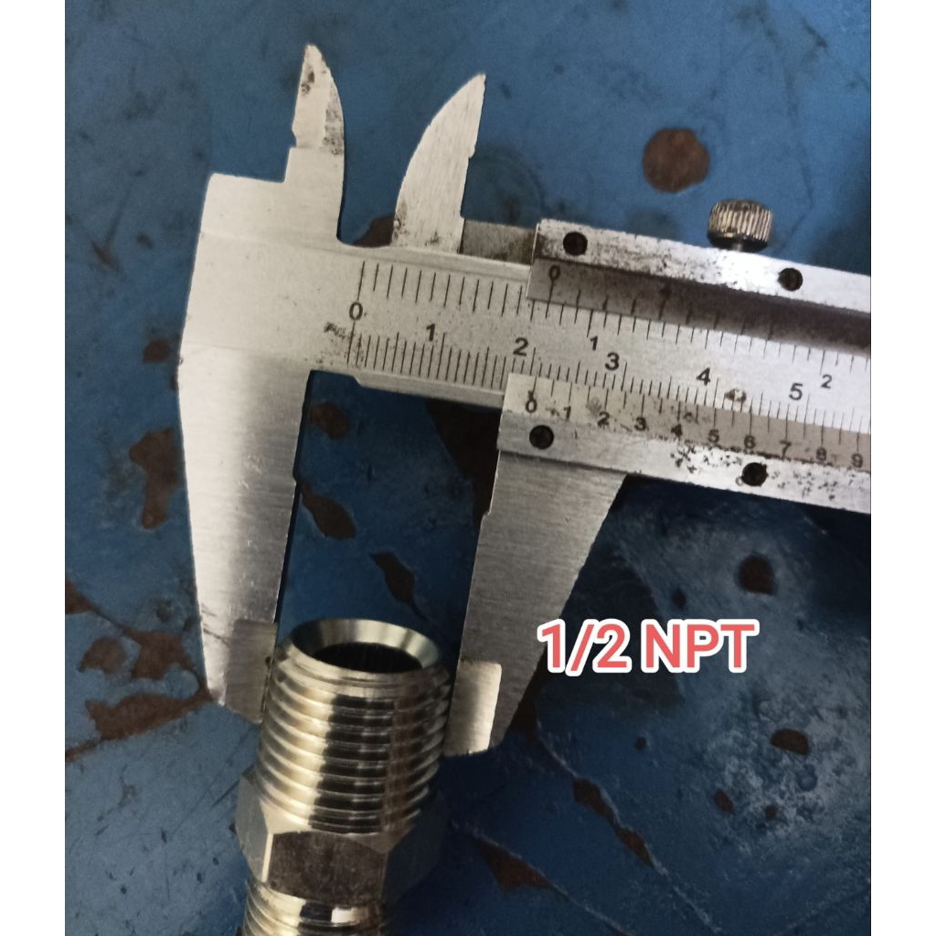Jual doubel nepel elbow 1/2 NPT X 1/2 NPT | Shopee Indonesia