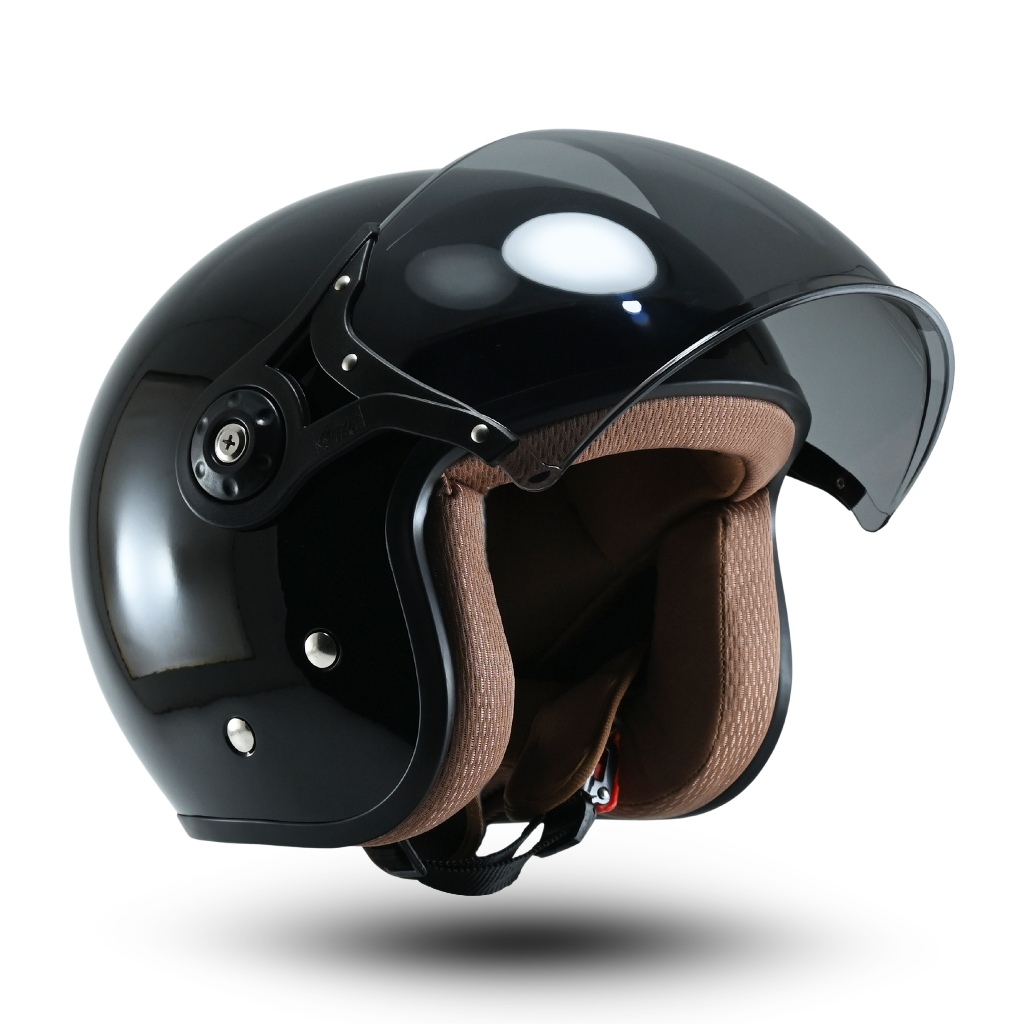 Jual Helm Retro Bipplast Terbaru Helm Wanita 2026 Hijab Friendly SNI ...