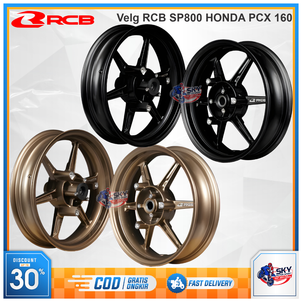 Jual Velg RCB SP800 Pcx 160 ABS / Pcx 160 CBS Original Casting | Shopee ...