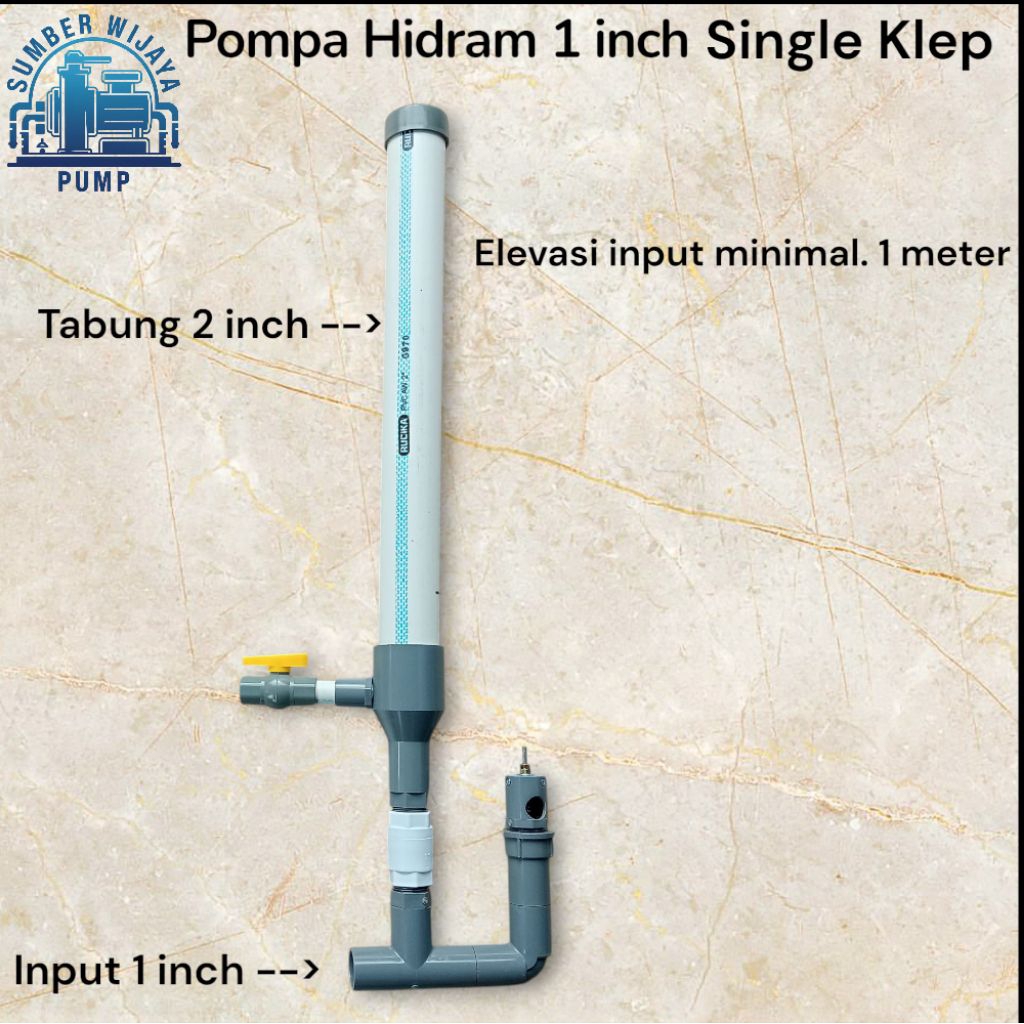 Jual Pompa Hidram 1 inch Single klep | Shopee Indonesia