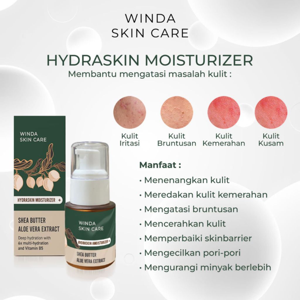 Jual HYDRASKIN MOISTURIZER 6X Multi Hydration + Vit B5 For Brightening ...