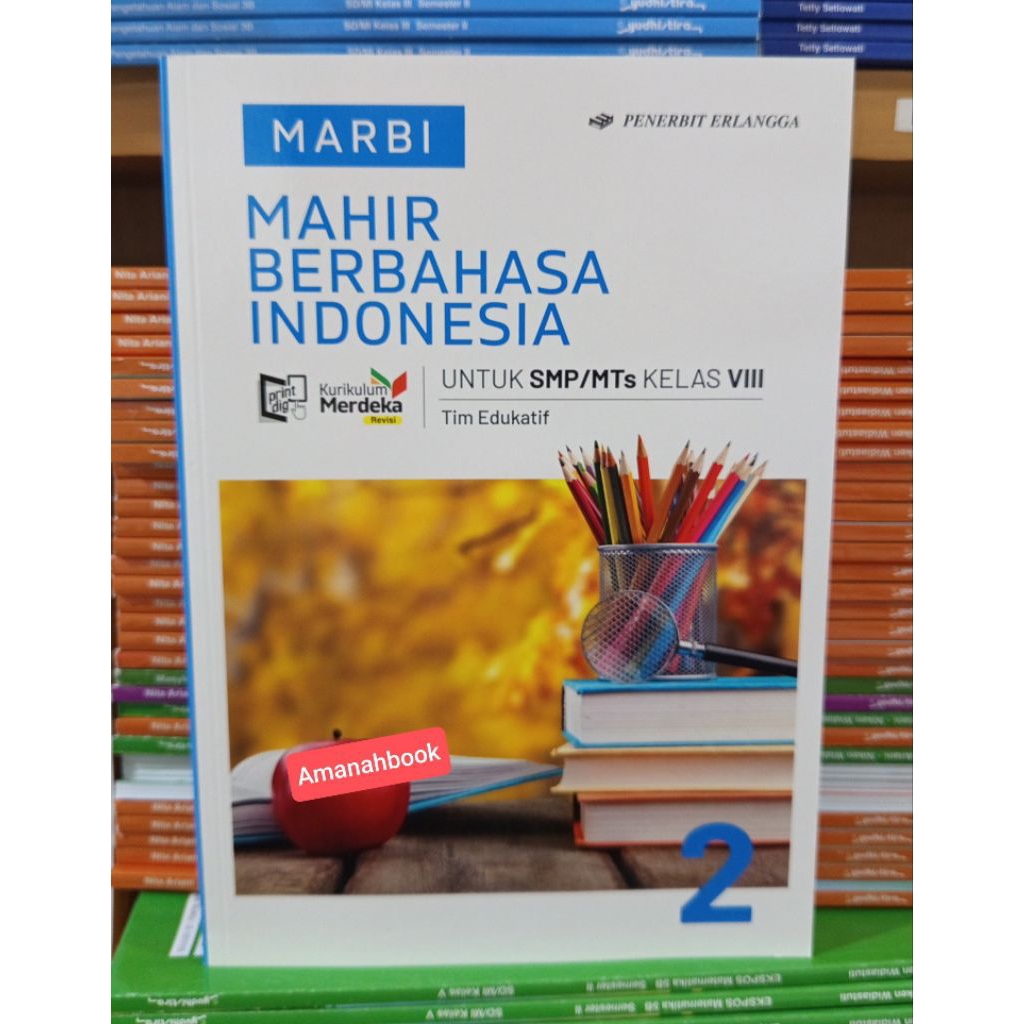 Jual Marbi Bahasa Indonesia SMP Kelas 8 Kurikulum Merdeka Erlangga ...