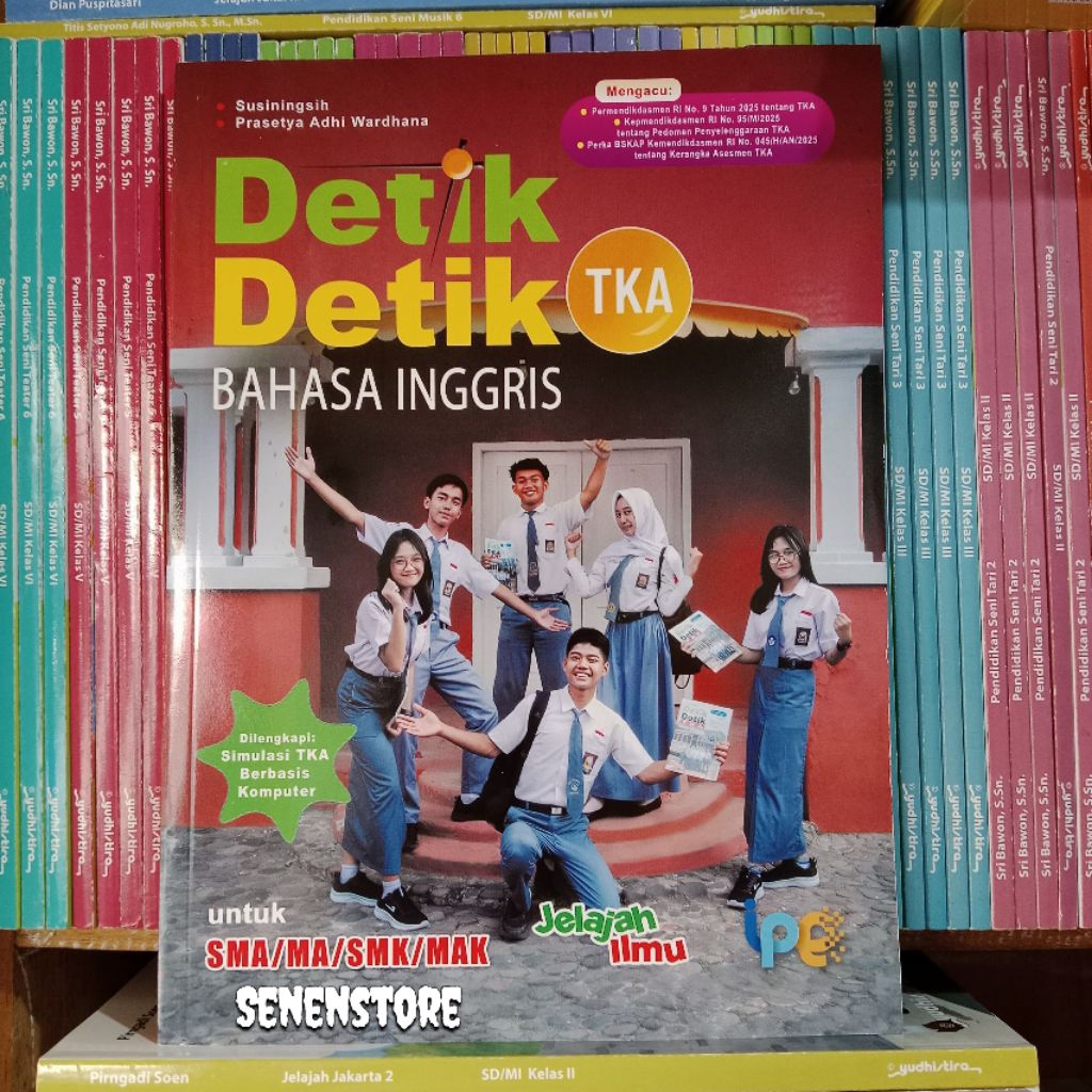 Jual Buku DETIK DETIK TKA BAHASA INGGRIS Untuk SMA/MA/SMK/MAK | Shopee ...