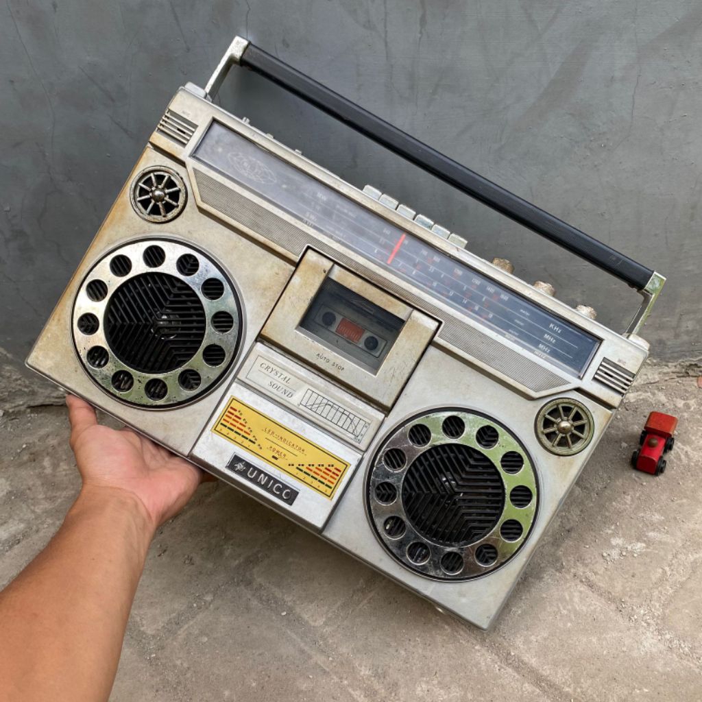 Jual radio boombox unicc radio kaset lawas radio boombox jadul radio ...