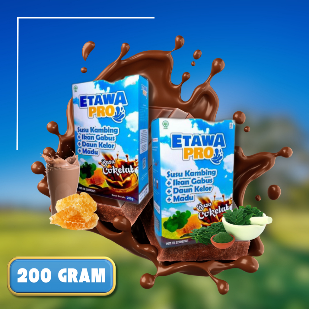 Jual Susu Kambing Etawa Bubuk Propolis Plus Ikan Gabus + Daun Kelor ...